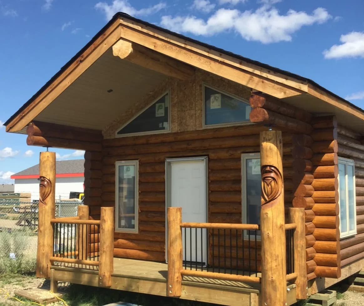 Milled Log Home Packages - Lakeland Log Homes + Timber Products